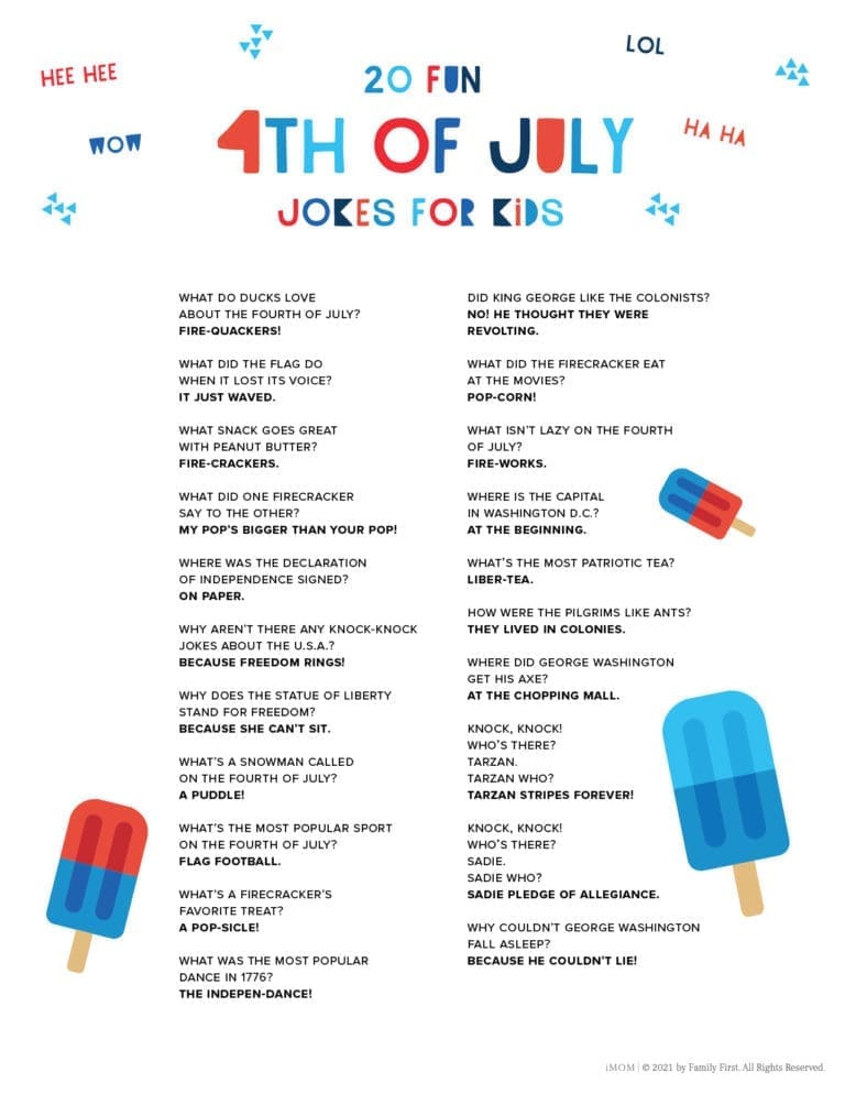 15 Fun 4th of July Riddles - iMOM